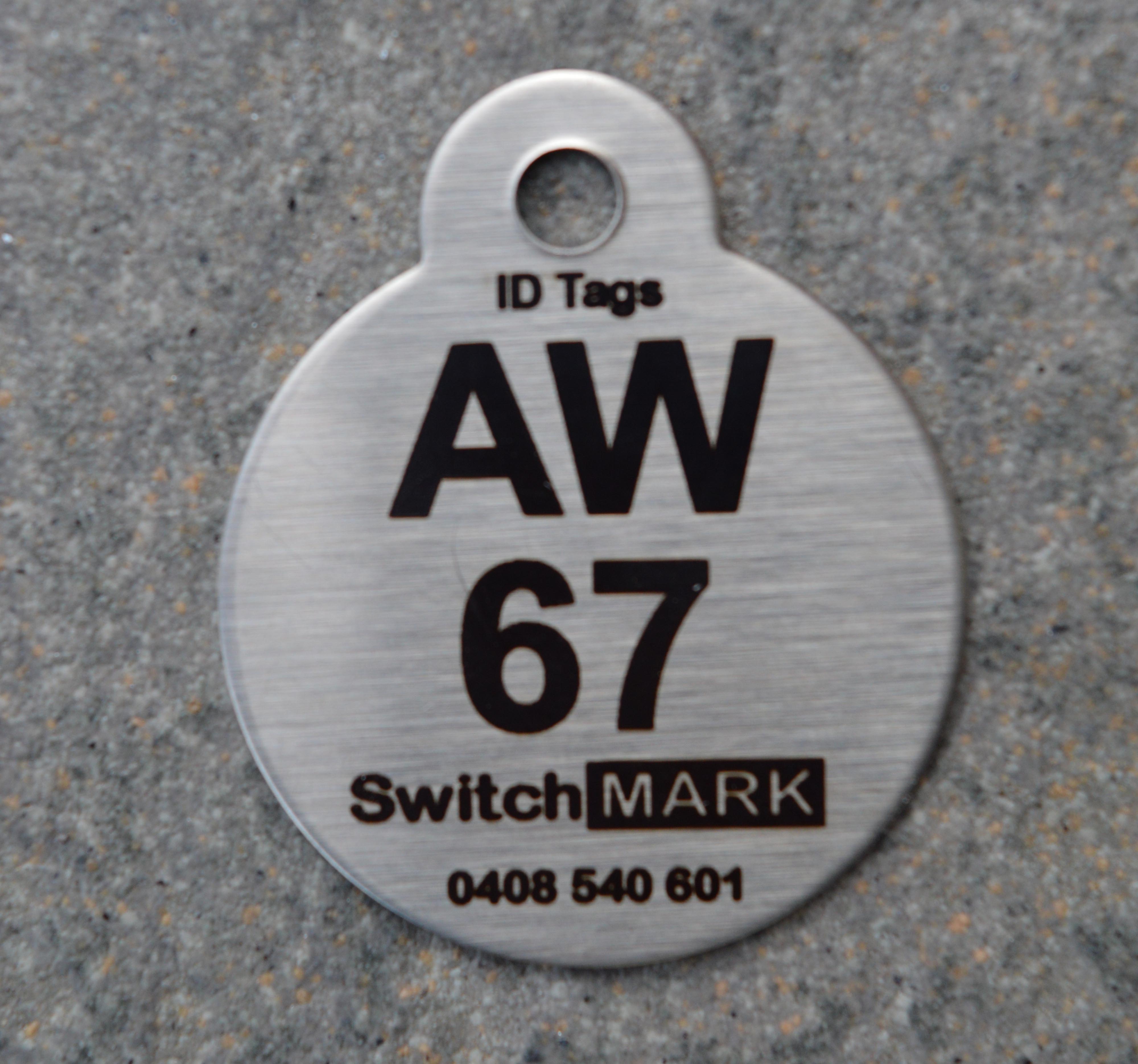 Valve Tags | Laser engraving Perth